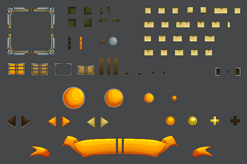 Fantasy Platformer Game Interface by Free Game Assets (GUI, Sprite ...