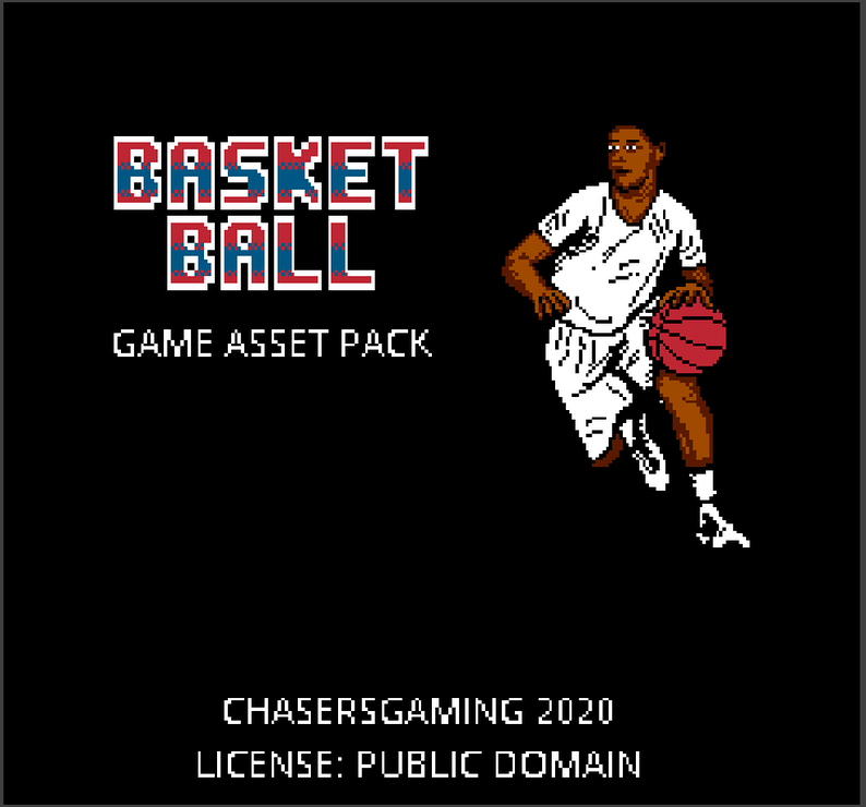 Asset Pack 'Basketball' NES by chasersgaming