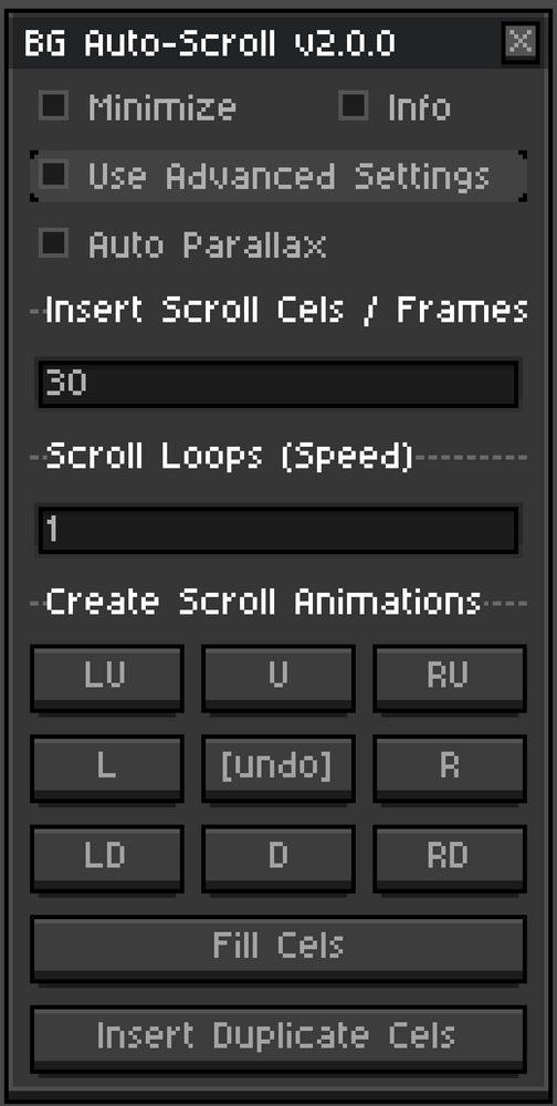 BG Auto-Scroll Toolbar by CarbsCode