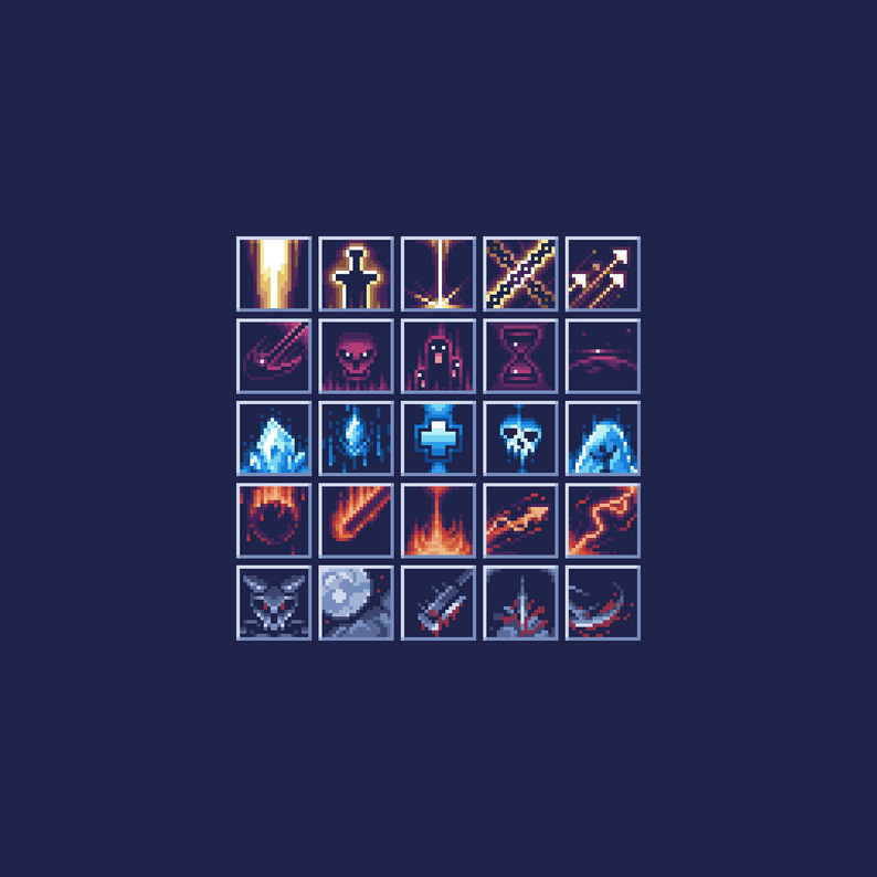 RPG Ability Icons Collection by frosty_rabbid