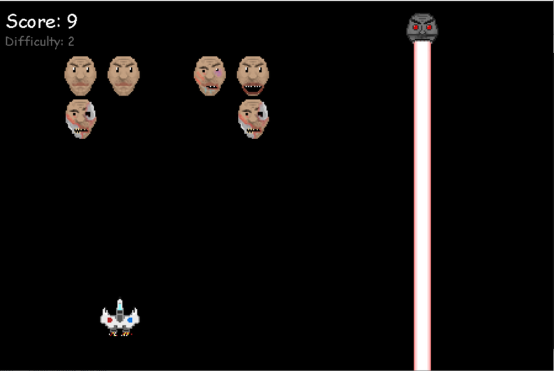 Face Invaders by Henry Williams