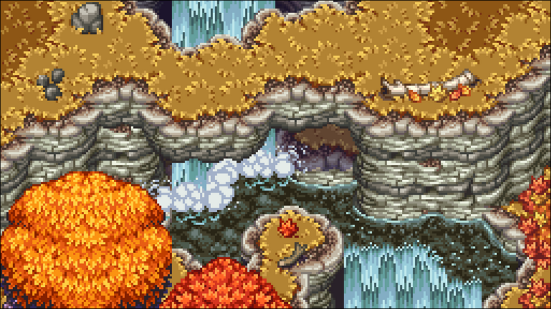 Free Pixel Art Tileset - Autumn Forest by Seliel the Shaper
