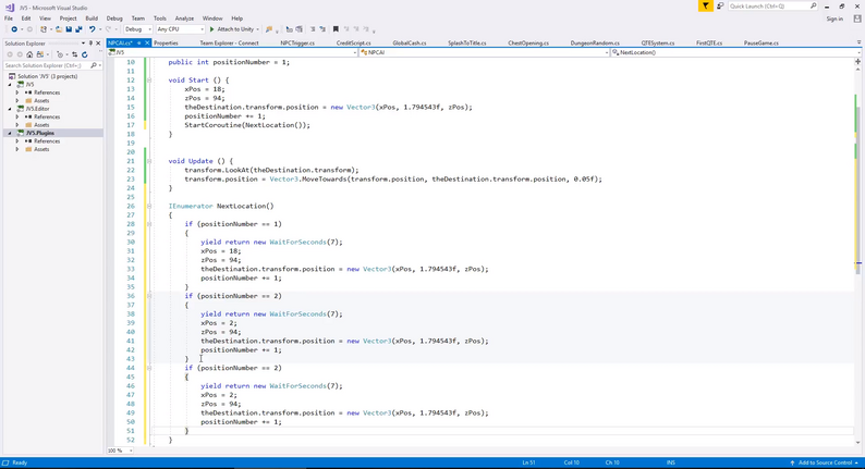 Unity Beginners Game Project Source Code by Jimmy Vegas Game Studios