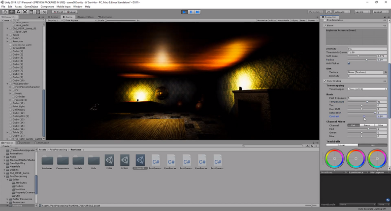 Survival Horror Game Unity Project Source Code by Jimmy Vegas Game Studios