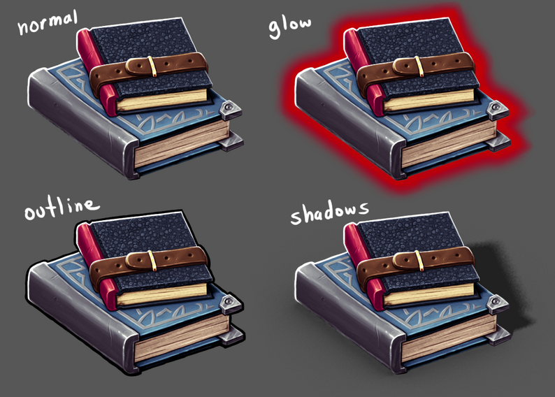 2D Hand Painted Asset Pack 1 by alexsollazzo