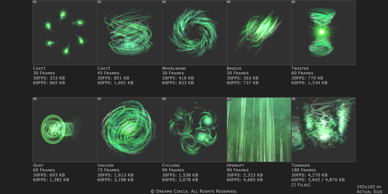 Animations Select - Wind by Dreams Circle