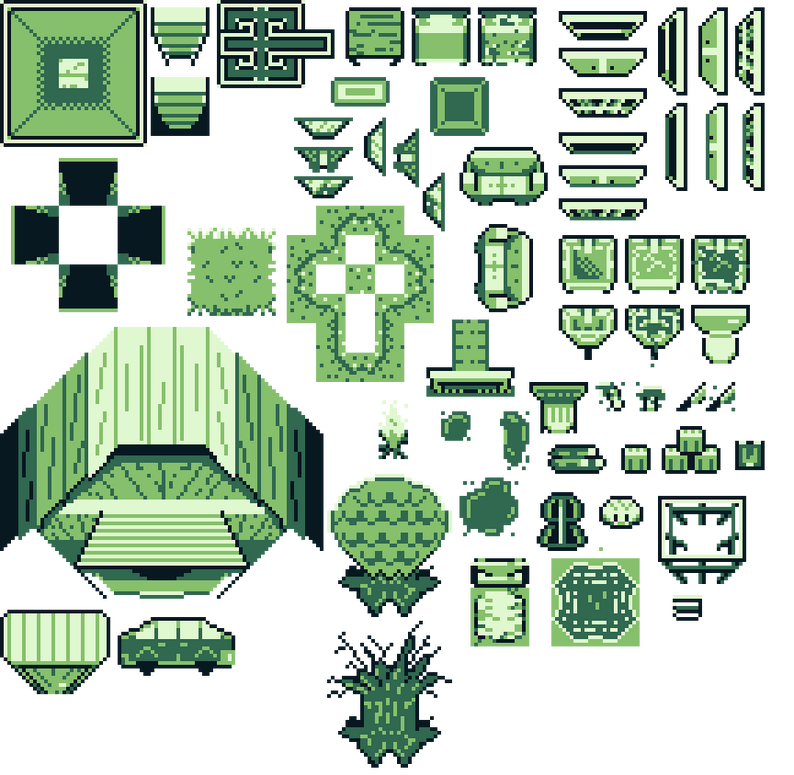 Retro Horror Asset Pack - GB Studio by CatLadyCreates