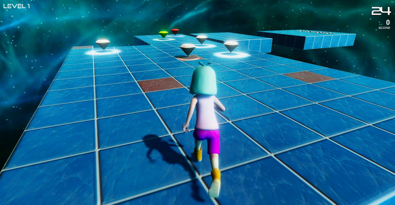 3D Platformer: Unity Jump 'n' Gems Source Code by Jimmy Vegas Game Studios