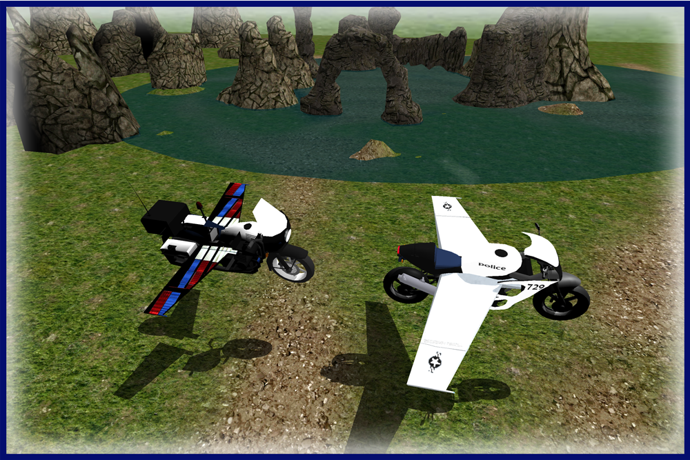 Flying Police Bike Simulator by clansgamestudio