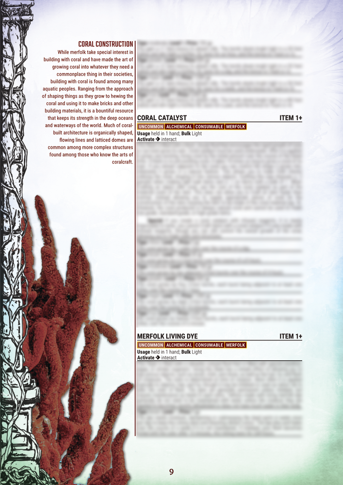 Eldritch Ancestries: Merfolk [Pathfinder 2E] SFW by An Eldritch Dream Games