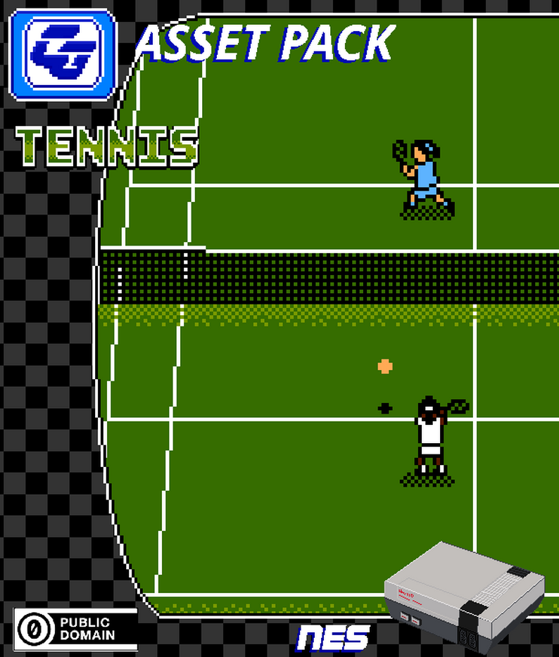 Asset Pack 'Tennis' NES by chasersgaming