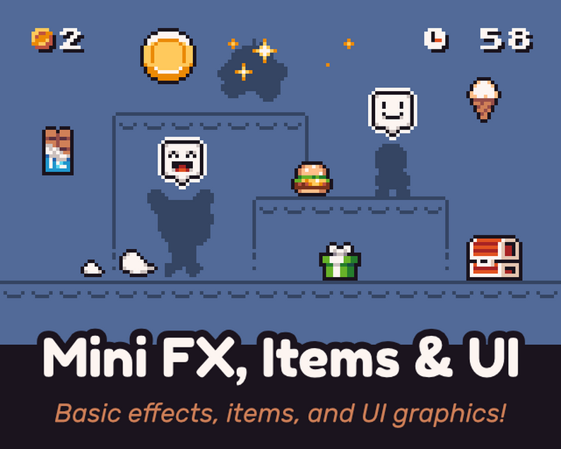 Mini FX, Items & UI by GrafxKid