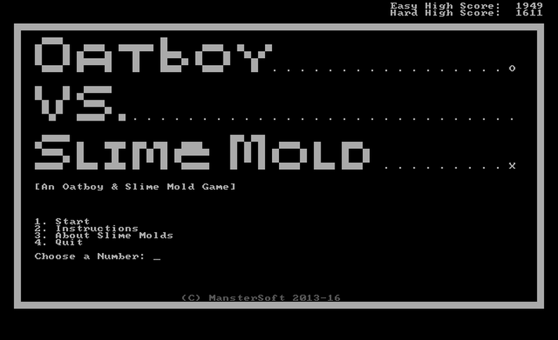 Oatboy vs. Slime Mold by MansterSoft