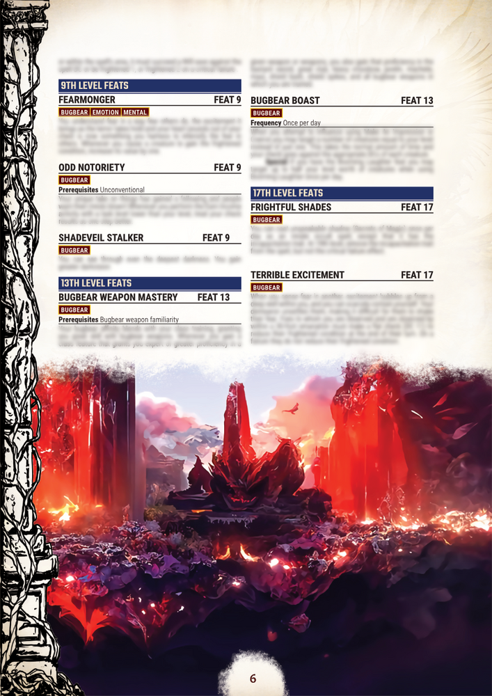 Eldritch Ancestries: Bugbear [PF2E] SFW by An Eldritch Dream Games