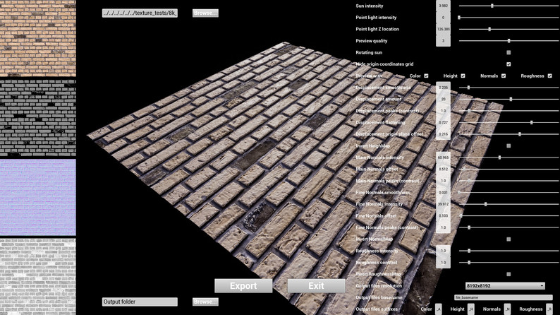 PBR textures generator demo by MARvizer