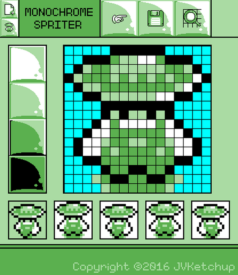Monochrome Spriter by JVKetchup