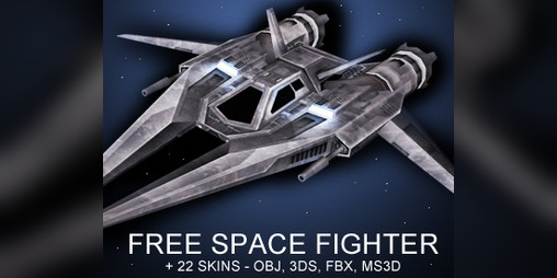 FREE Low Poly Space ship pack by Psionic Games