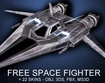 FREE Low Poly Space ship pack by Psionic Games