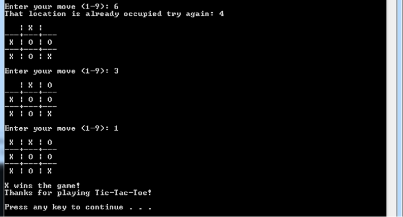 Tic-Tac-Toe by CadaCreate