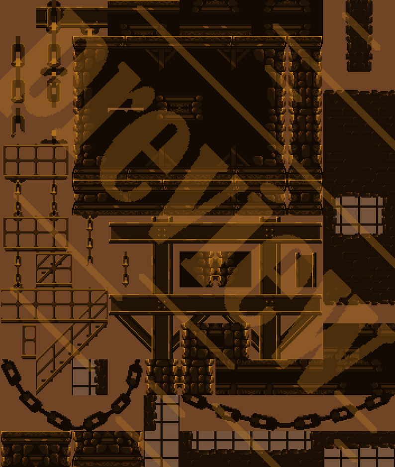 Steampunk factory tileset by Apokalips123