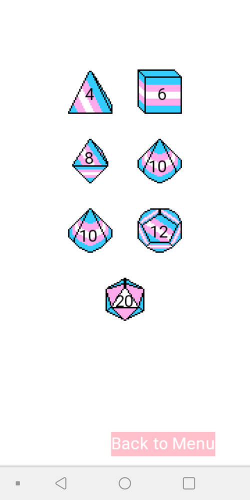 Pixel Art Dice Roller by Raphael