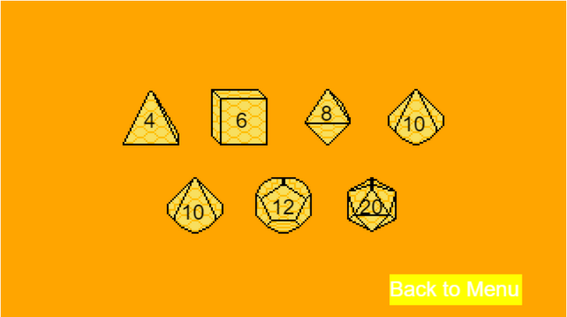 Pixel Art Dice Roller by Raphael