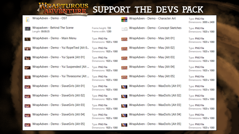 Wrapturous Adventure (A Yuri BDSM-Theme Game) [NSFW 18+] by Mr. Wrapture