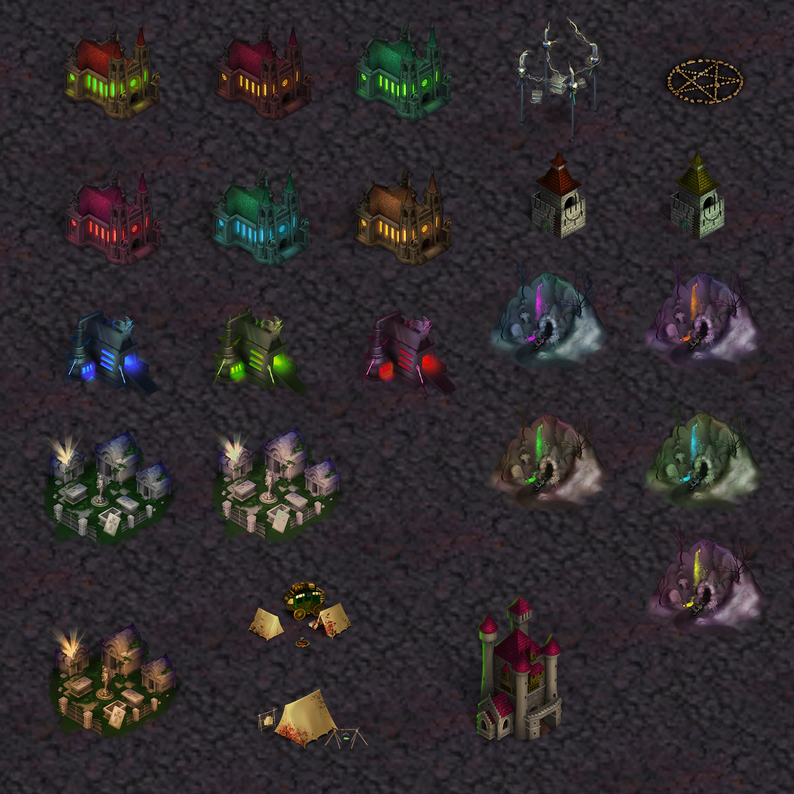 Isometric Enemy Base by Jaqmarti