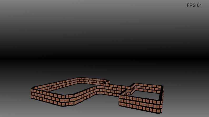 Gdevelop 5 - Pseudo 3d with camera rotation example by Mikhail_Pomaskin