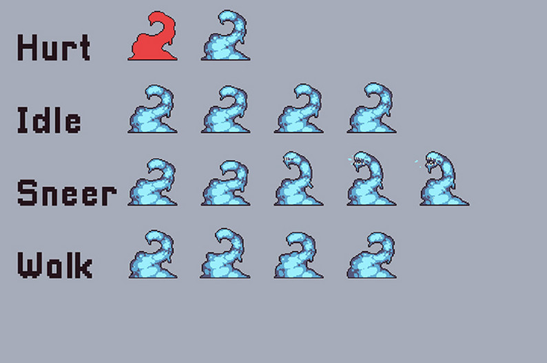 Snow Bosses Game Characters by Free Game Assets (GUI, Sprite, Tilesets)