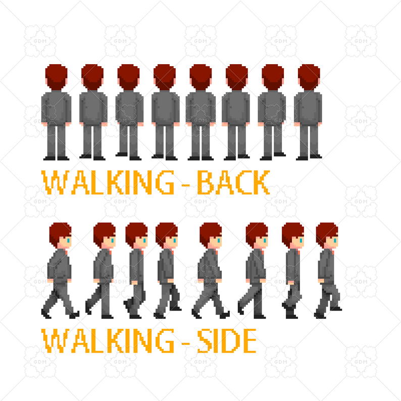 Male Character || Pixel Asset Pack by Pop Shop Packs