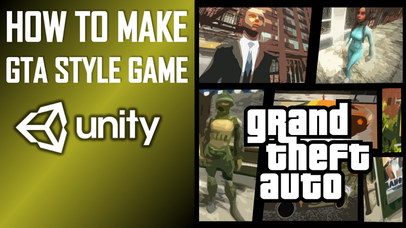 Grand Theft Auto Game Unity Project Source Code by Jimmy Vegas Game Studios