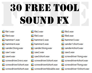 30 FREE SFX - Tools by Psionic Games
