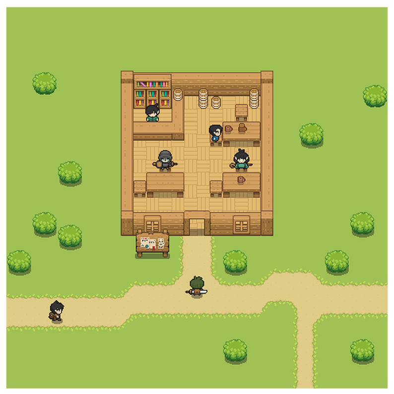 Free 16x32 Medieval Fantasy Sprites by Shade