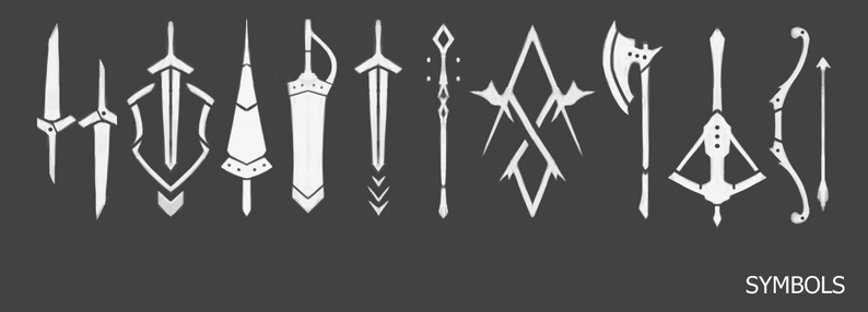 Fantasy Icons / Symbols Pack by Aeynit