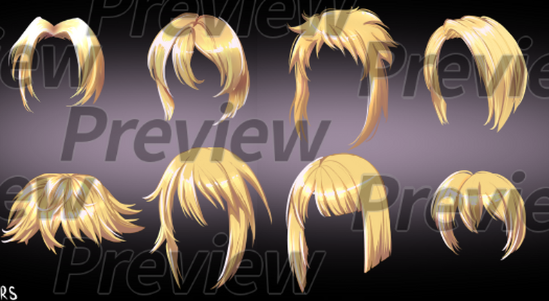 RPG Maker MV Generator Overhaul : Male Hair Set 1 by EienNoYuki