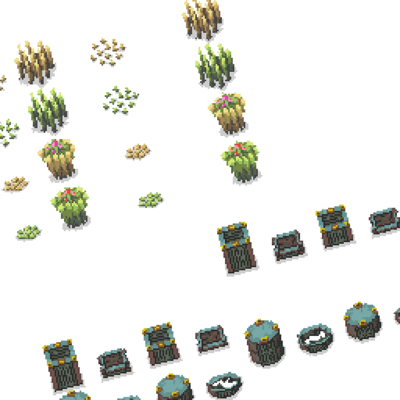 2D Magic Lands SET2 by Szadi art.