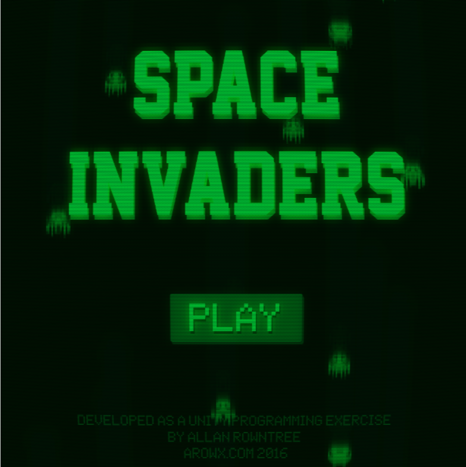 Space Invaders [WebGL] by Arowx