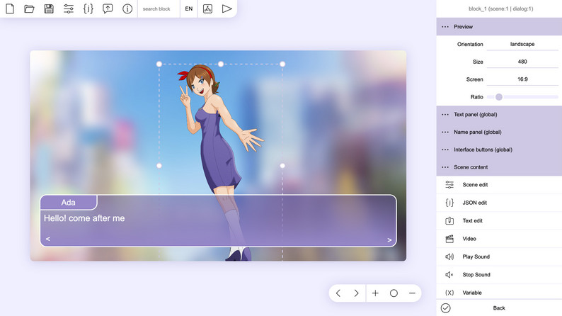 Tuesday JS web visual novel engine by Kirill Live