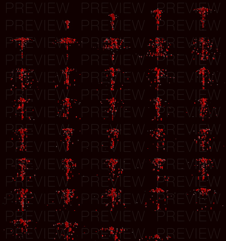 Pixel Art Blood Animations Pack 1 by Swiss Arcade Game Entertainment