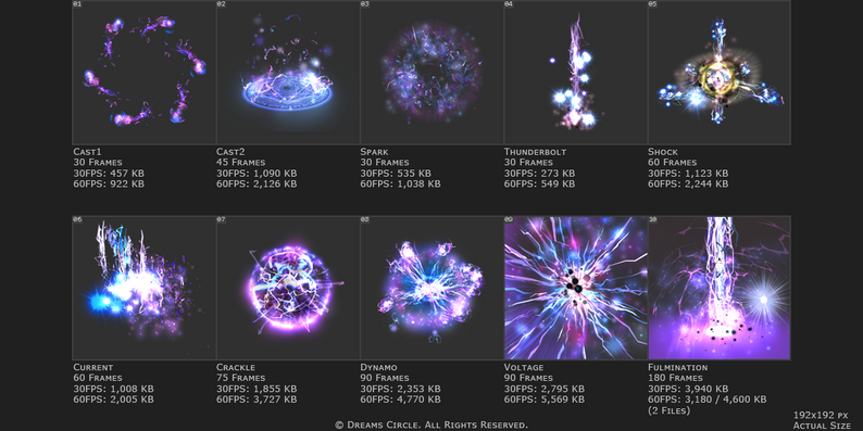 Animations Select - Thunder by Dreams Circle