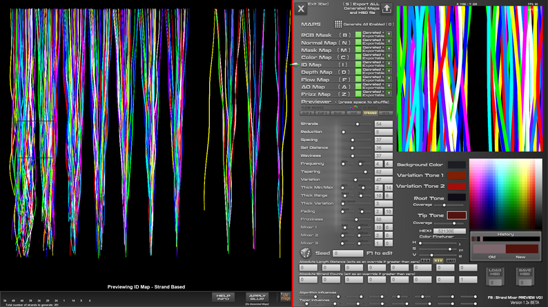 Hair Strand Designer V1.71 - Indie Licence by RRFreelance