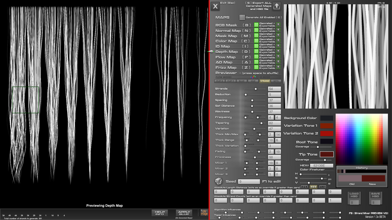 Hair Strand Designer V1.71 - Indie Licence by RRFreelance
