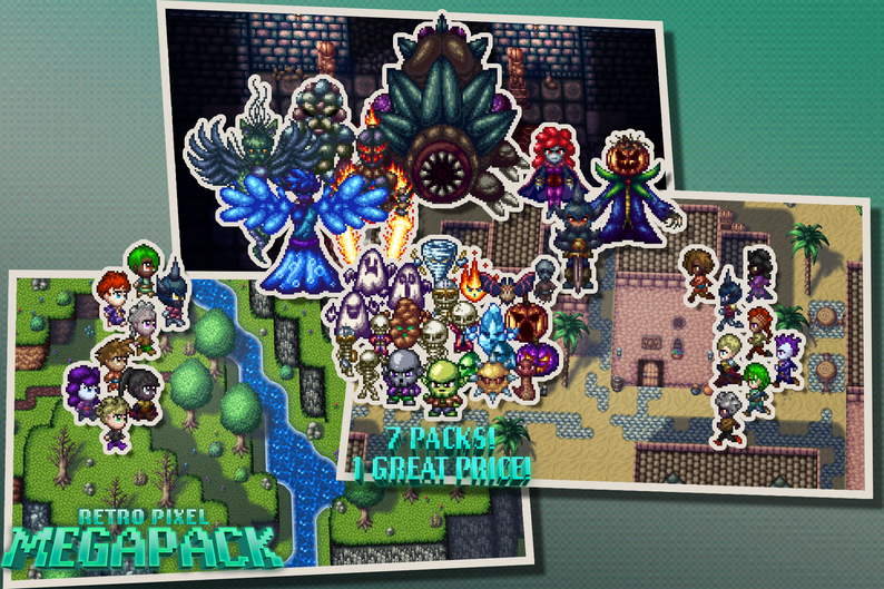 Retro Pixel MegaPack by Perpetual Diversion