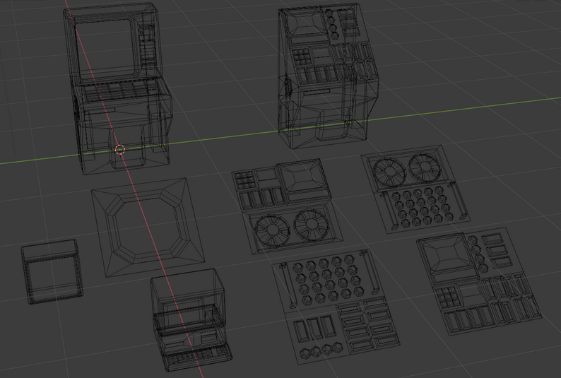 Low Poly Retro Computers by Siris Pendrake