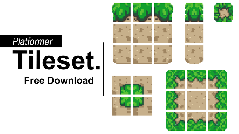 16x16 Platform & RPG Tileset by AkumaLab
