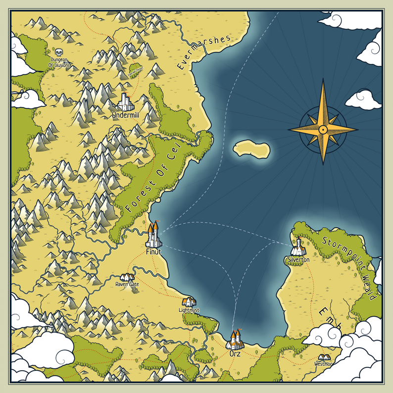 Perilous Shores by watabou
