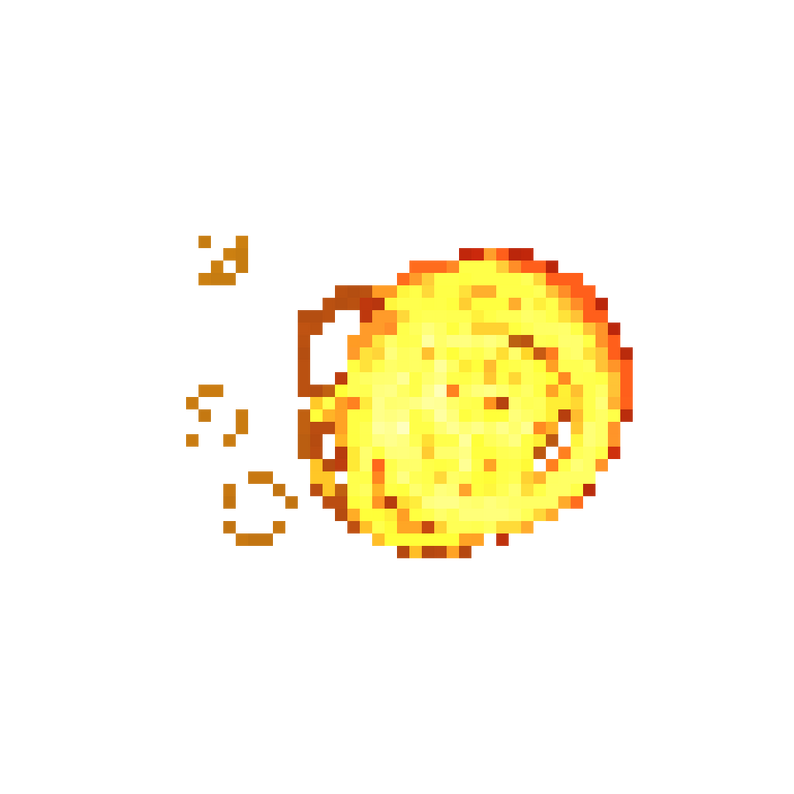 Free Pixel Effects Pack #13 - Fireballs by XYEzawr