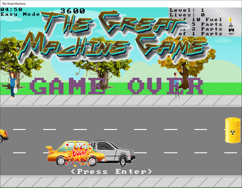 The Great Machine Game by BinaryBomb