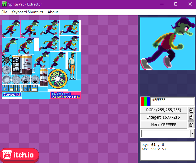 Sprite Pack Extractor by jamesO2